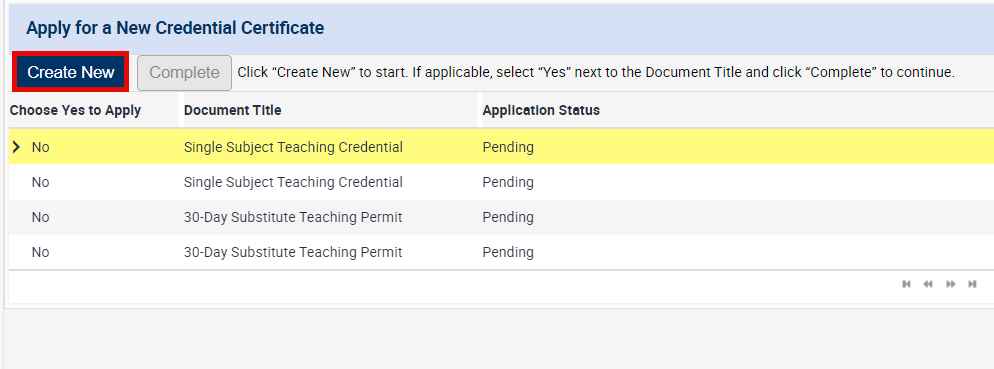 Direct Application Submission